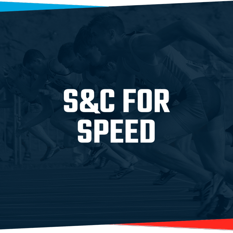 Strength and Conditioning for Speed - Strength and Conditioning Education